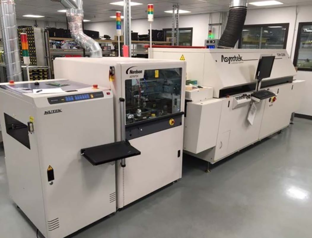 Asymtek TCM 2200 Conformal Coating Line – Bridge Tronic Global