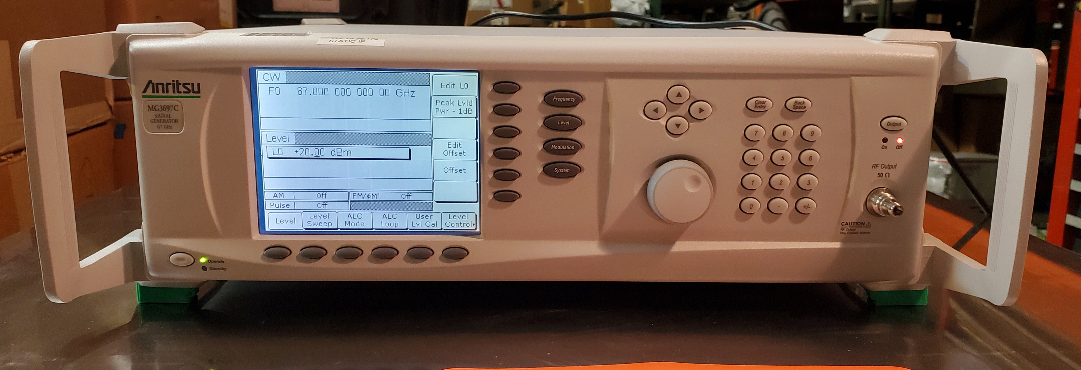 Anritsu MG 3697 C Signal Generator – Bridge Tronic Global