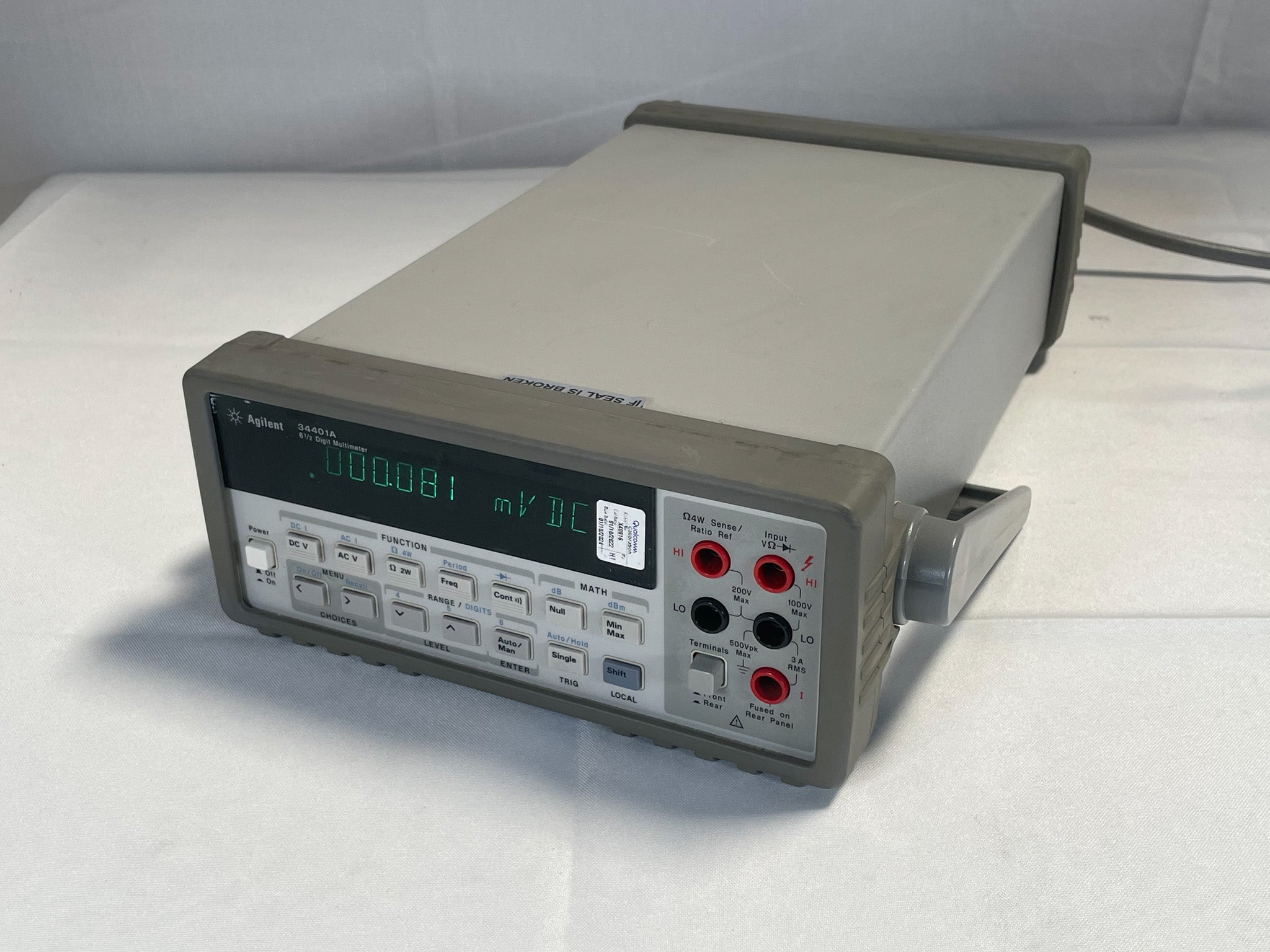 Keysight / Agilent 34401 A Digital Multimeter (DMM) – Bridge Tronic Global
