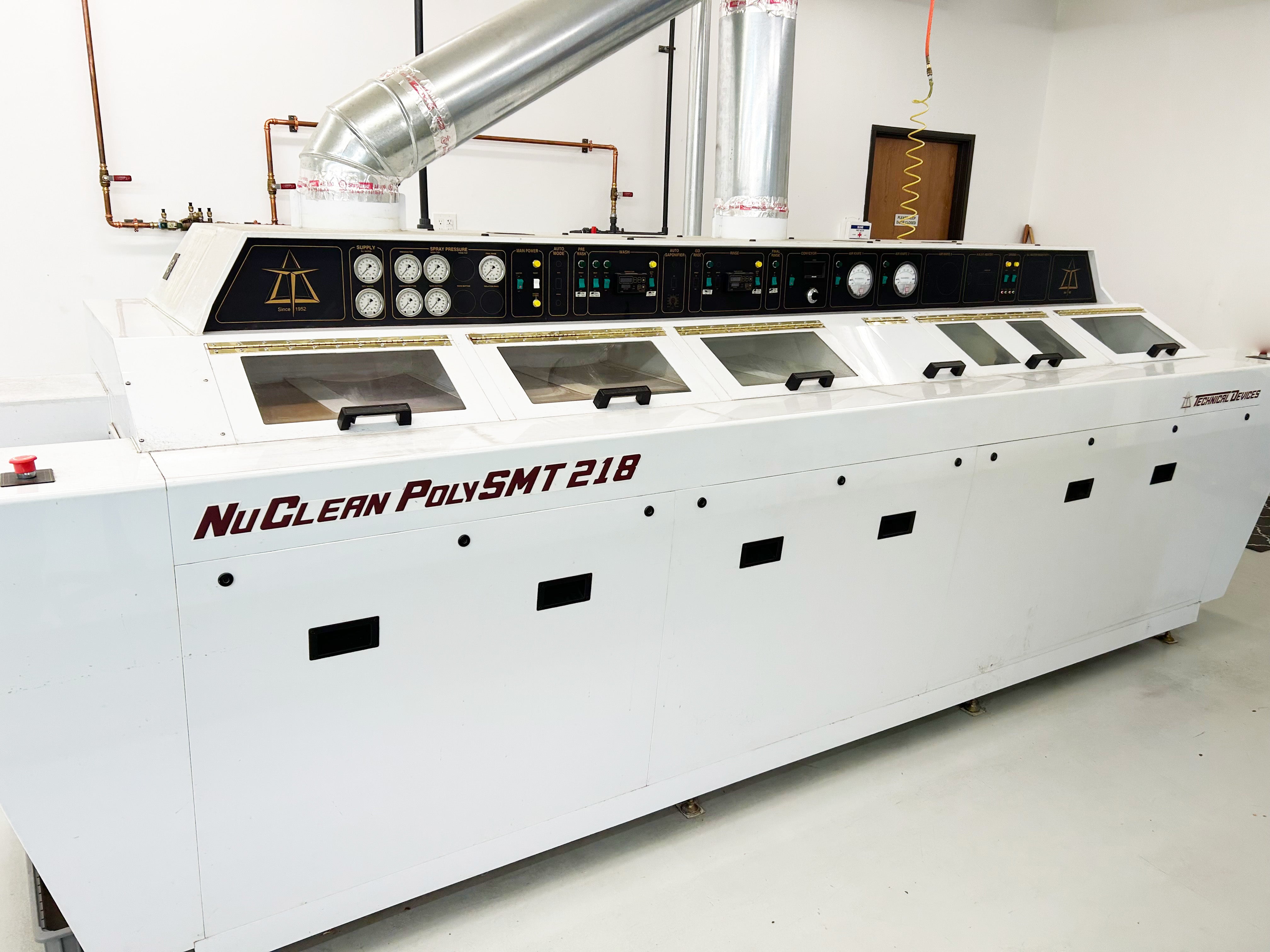 Technical Devices Nu/Clean PolySMT 218 Washer – Bridge Tronic Global