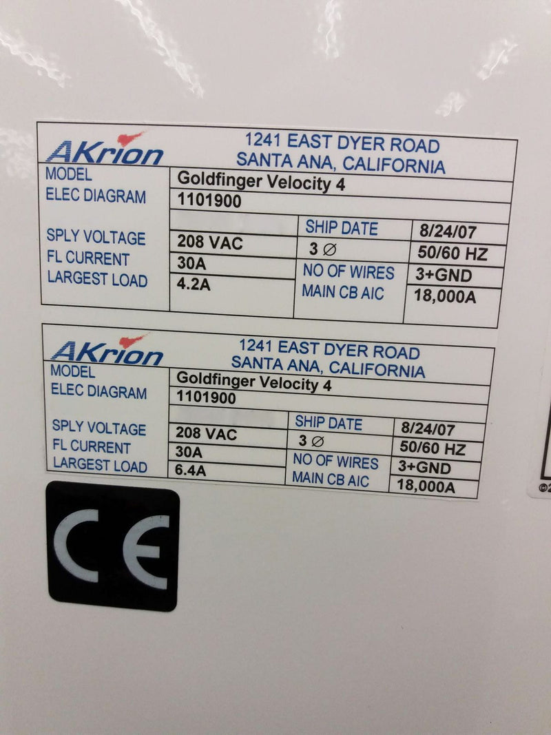 Akrion Velocity Goldfinger Wafer Cleaner – Bridge Tronic Global