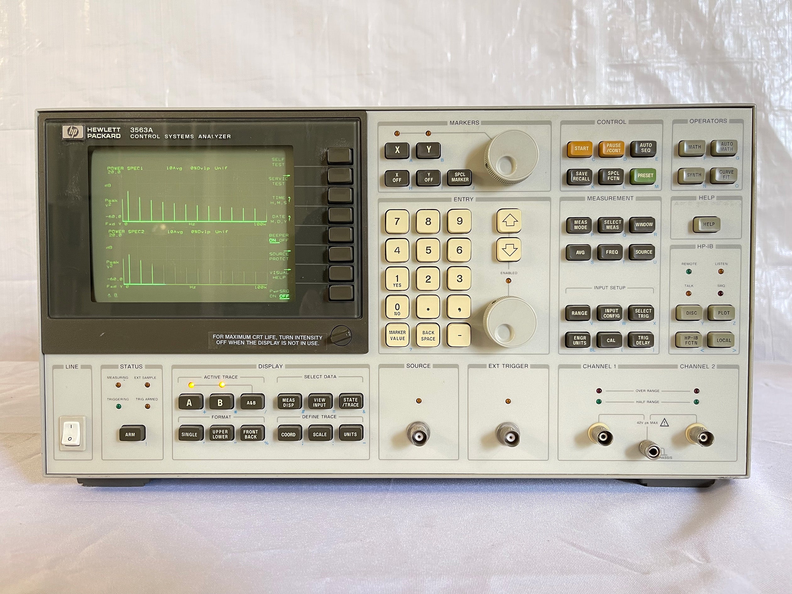 Agilent 3563 A Control Systems Analyzer – Bridge Tronic Global