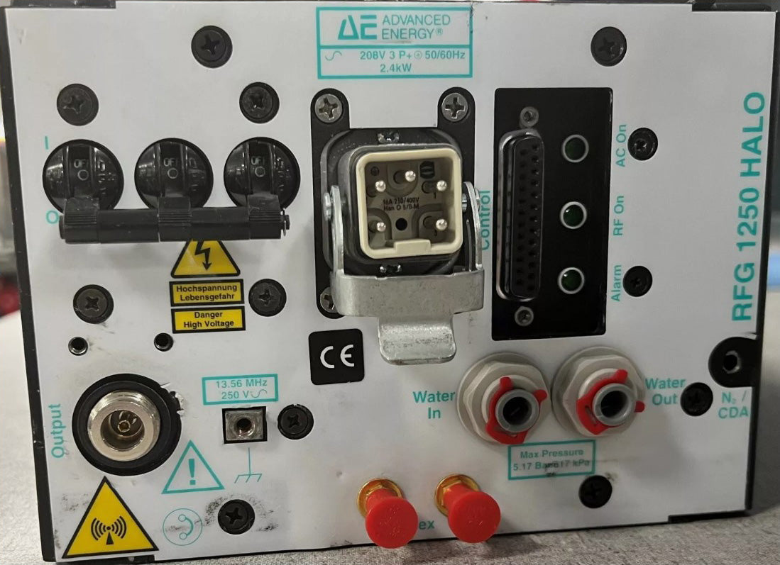 Advanced Energy RFG 1250 Halo RF Generator – Bridge Tronic Global