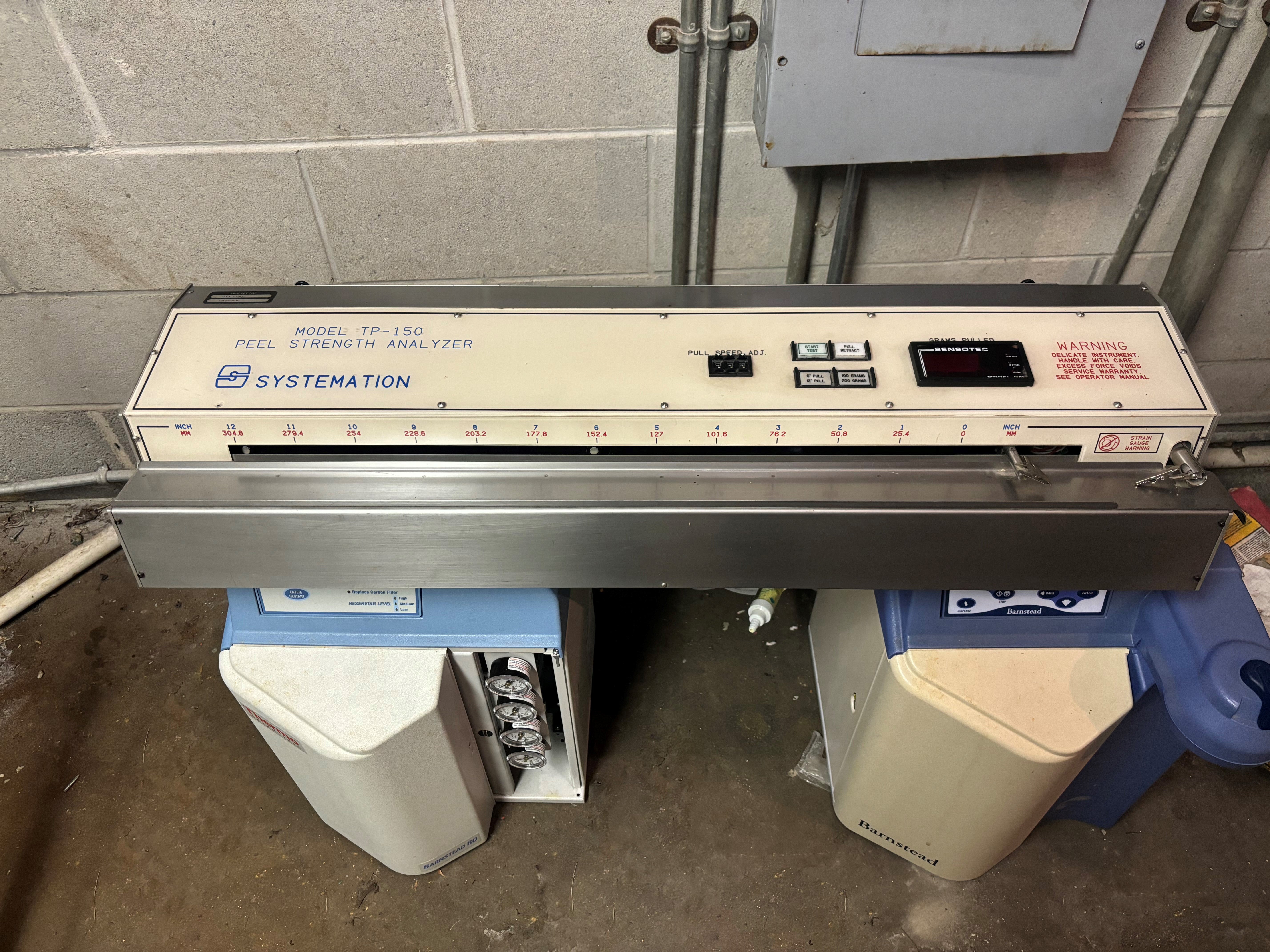 Systemation TP 150 Peel Test Analyzer – Bridge Tronic Global