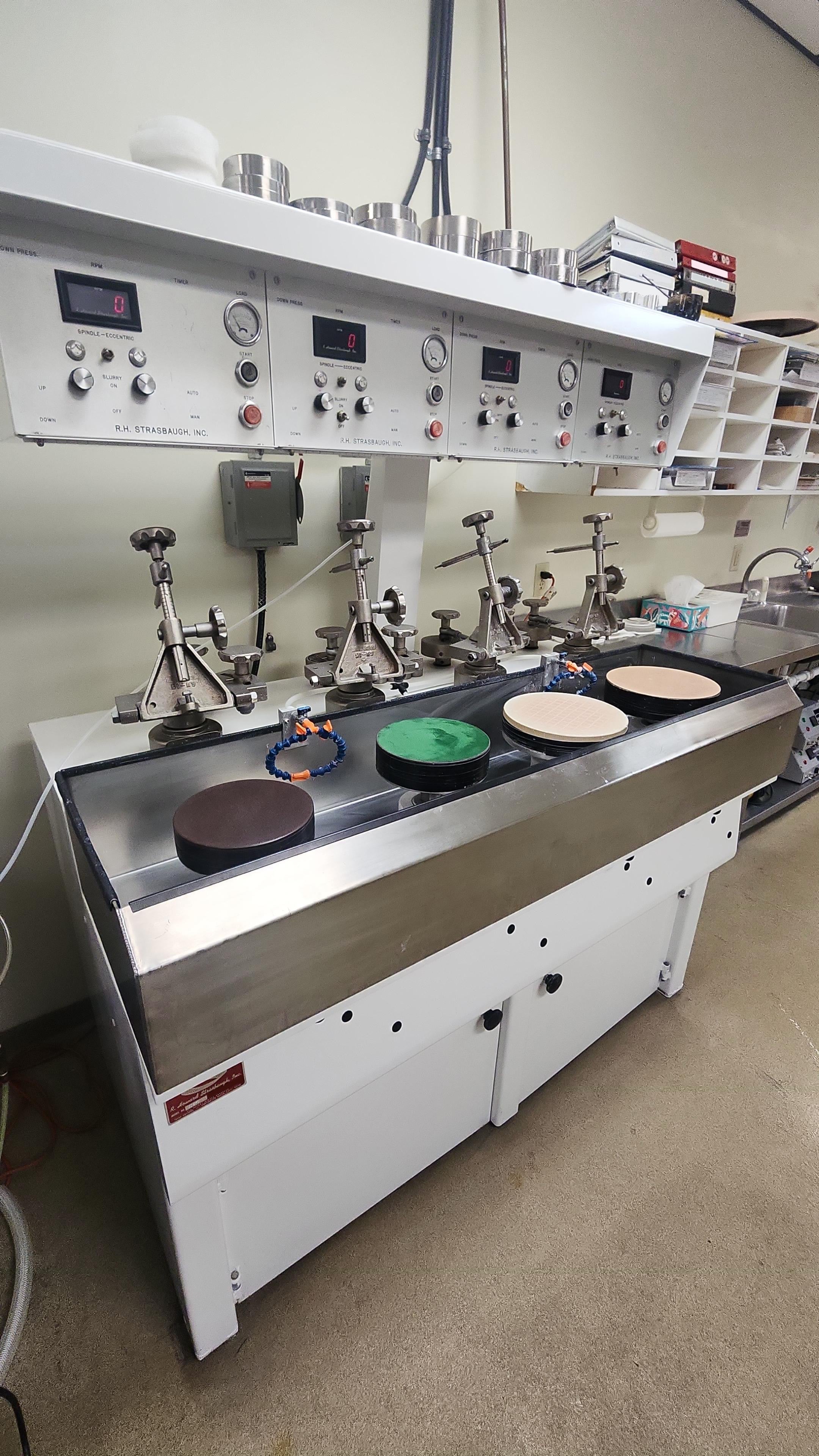 Strasbaugh 6 DE 4 Spindle Polisher – Bridge Tronic Global