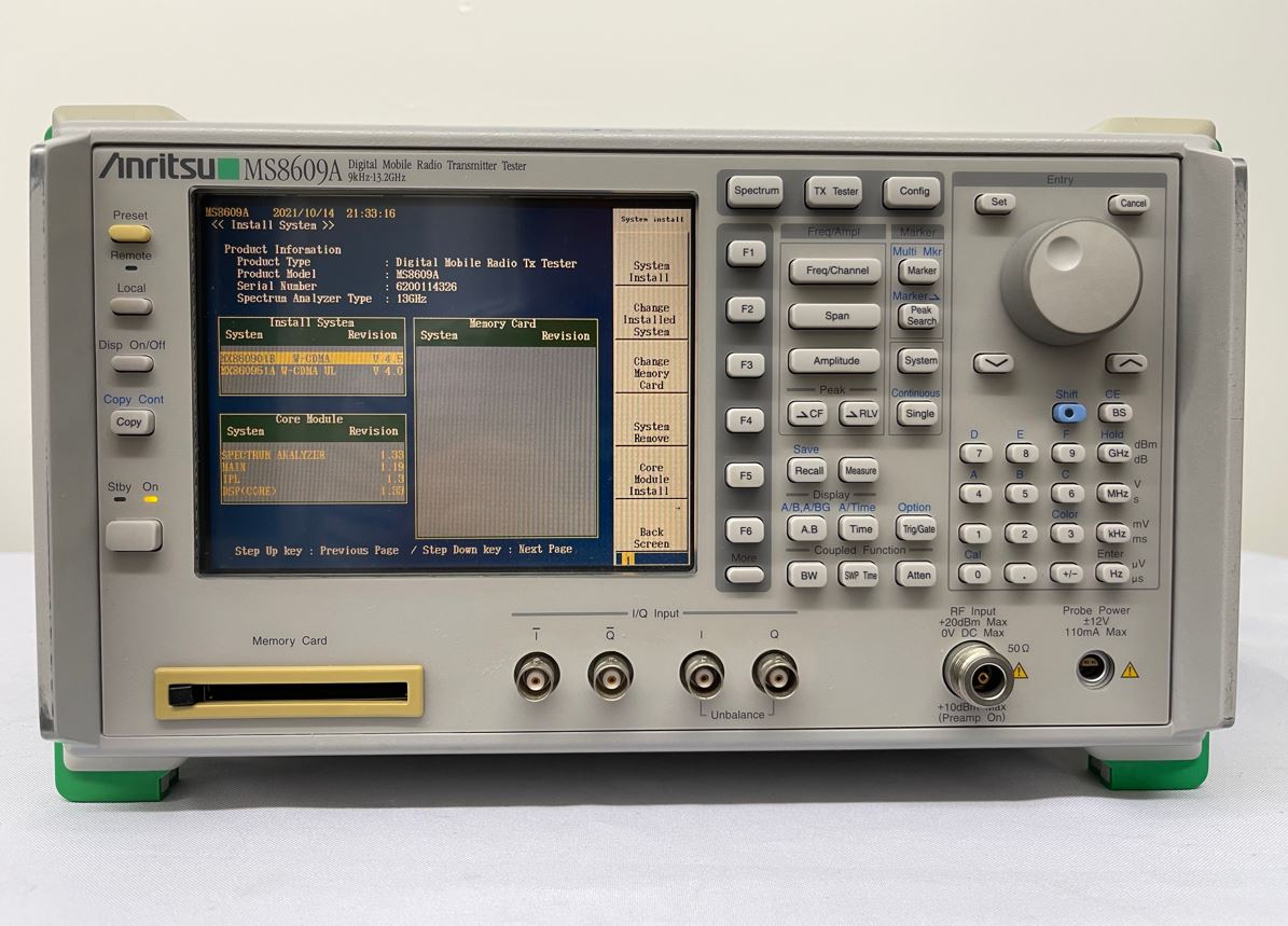 Anritsu MS 8609 A Digital Mobile Radio Transmitter Tester / Spectrum A ...
