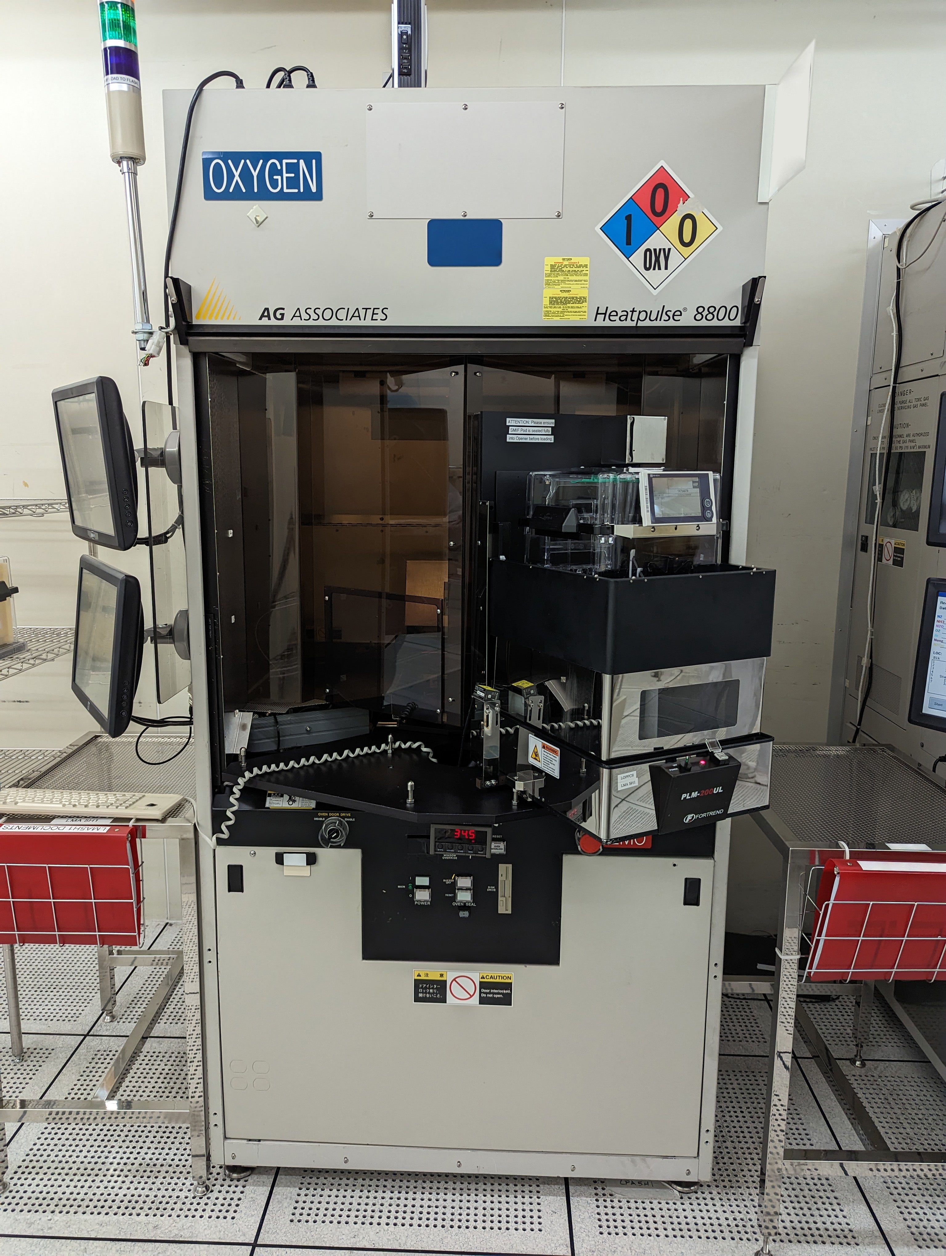AG Associates Heatpulse 8800 RTP System (Rapid Thermal Process ...