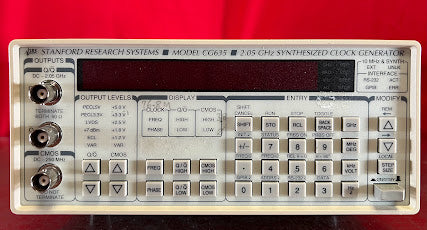 Stanford Research Systems (SRS) CG 635 Synthesized Clock Generator ...