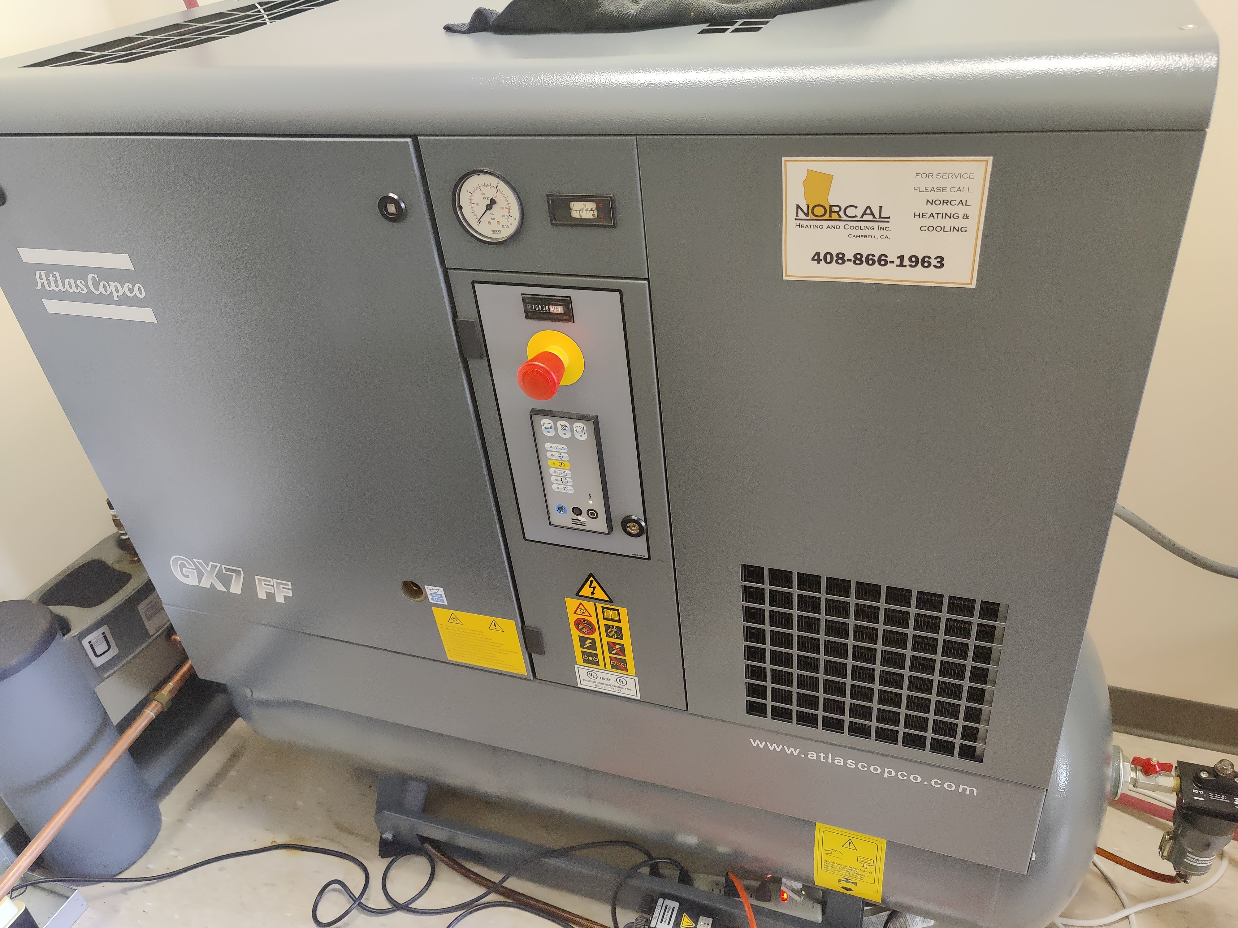 Atlas Copco GX 7 FF Compressor – Bridge Tronic Global
