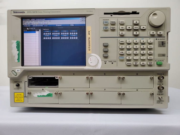 Tektronix DTG 5078 Data Timing Generator – Bridge Tronic Global