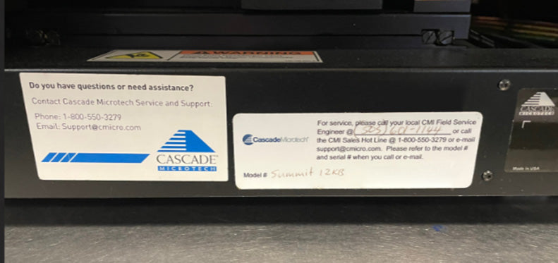 Cascade Microtech Summit 12000 Probe Station – Bridge Tronic Global