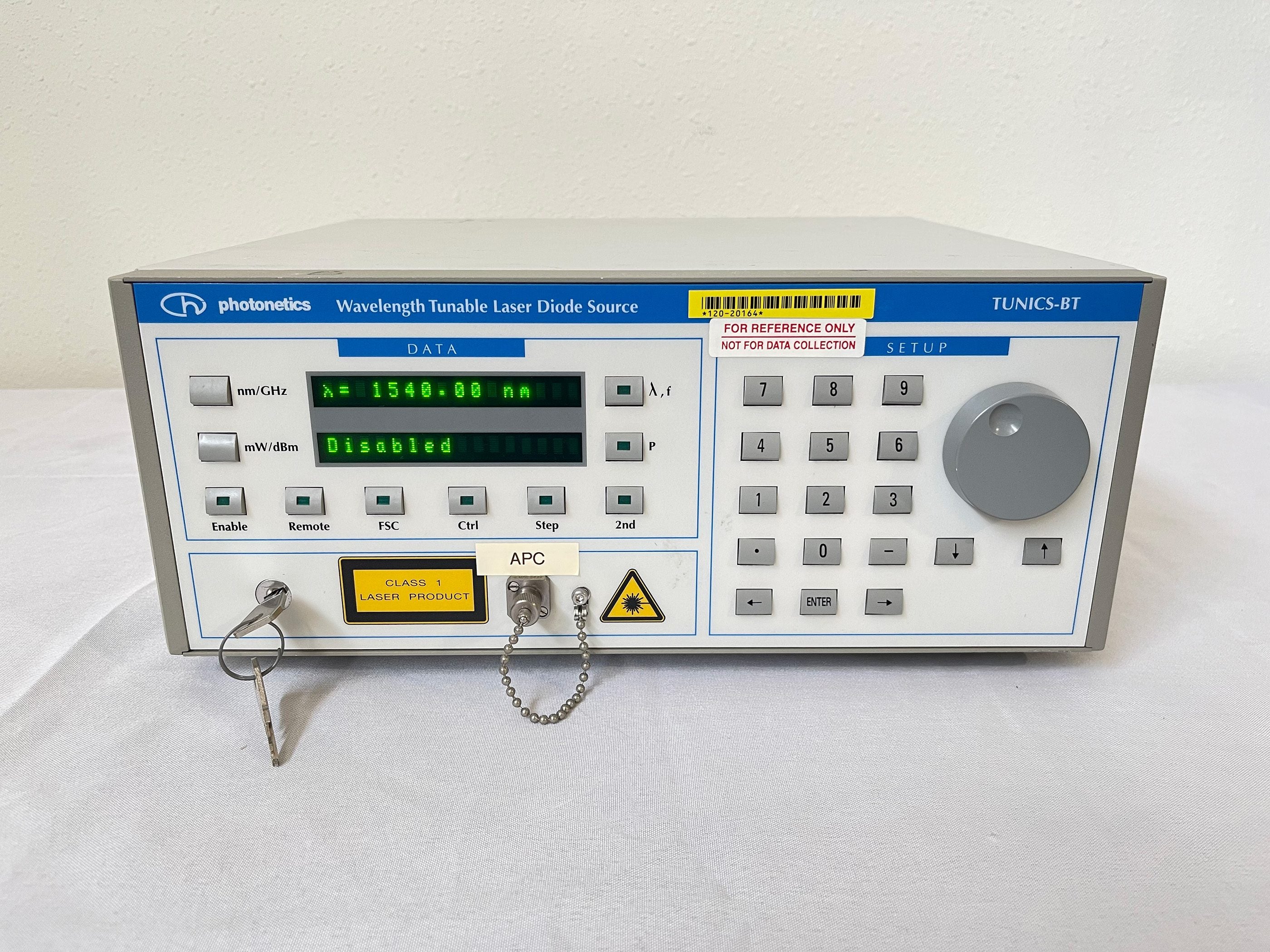 Photonetics 3648 HE 1540 Wavelength Tunable Laser Diode Source – Bridge ...