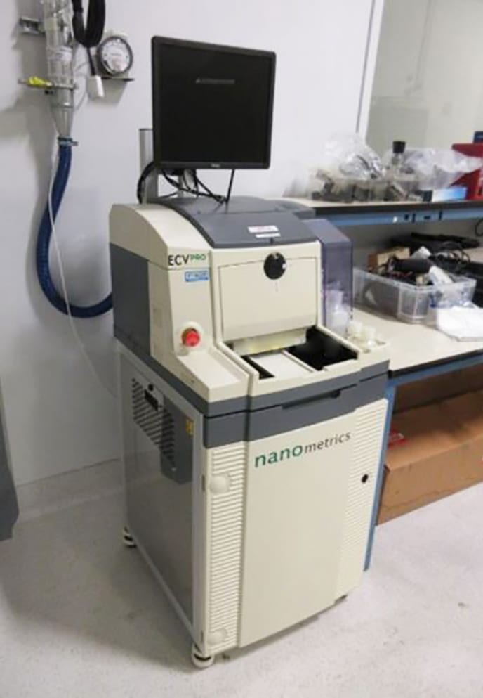 ONTO / Nanometrics ECV Pro Electrochemical Capacitance Voltage Profile ...