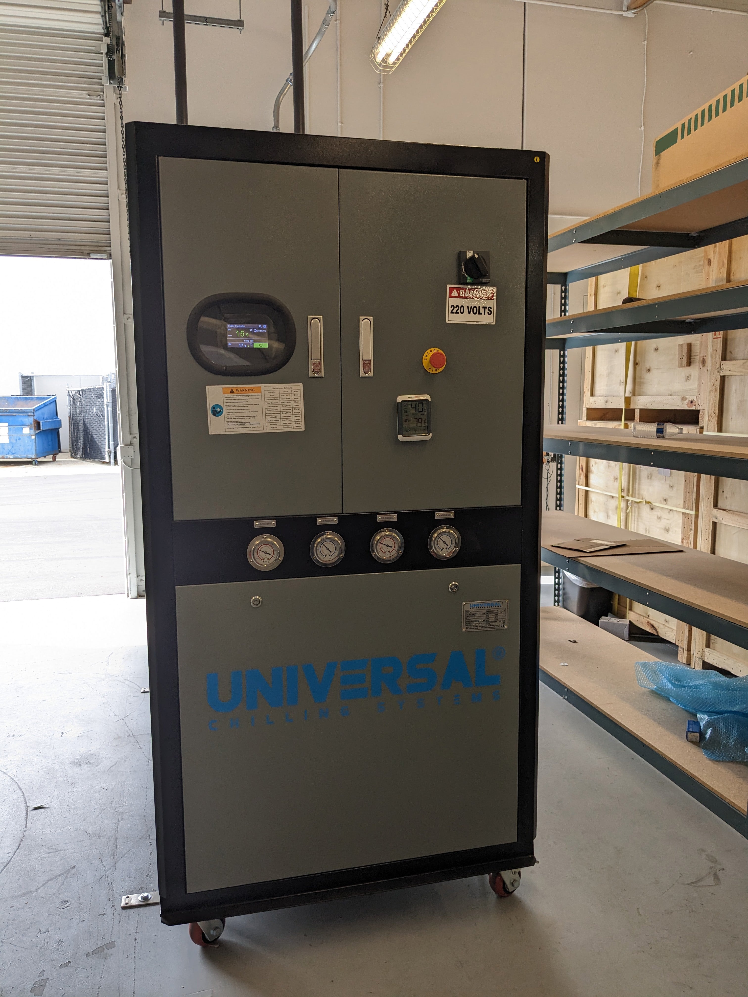 Universal Chillers UCS 20 AR 3 SS PCW Chiller – Bridge Tronic Global