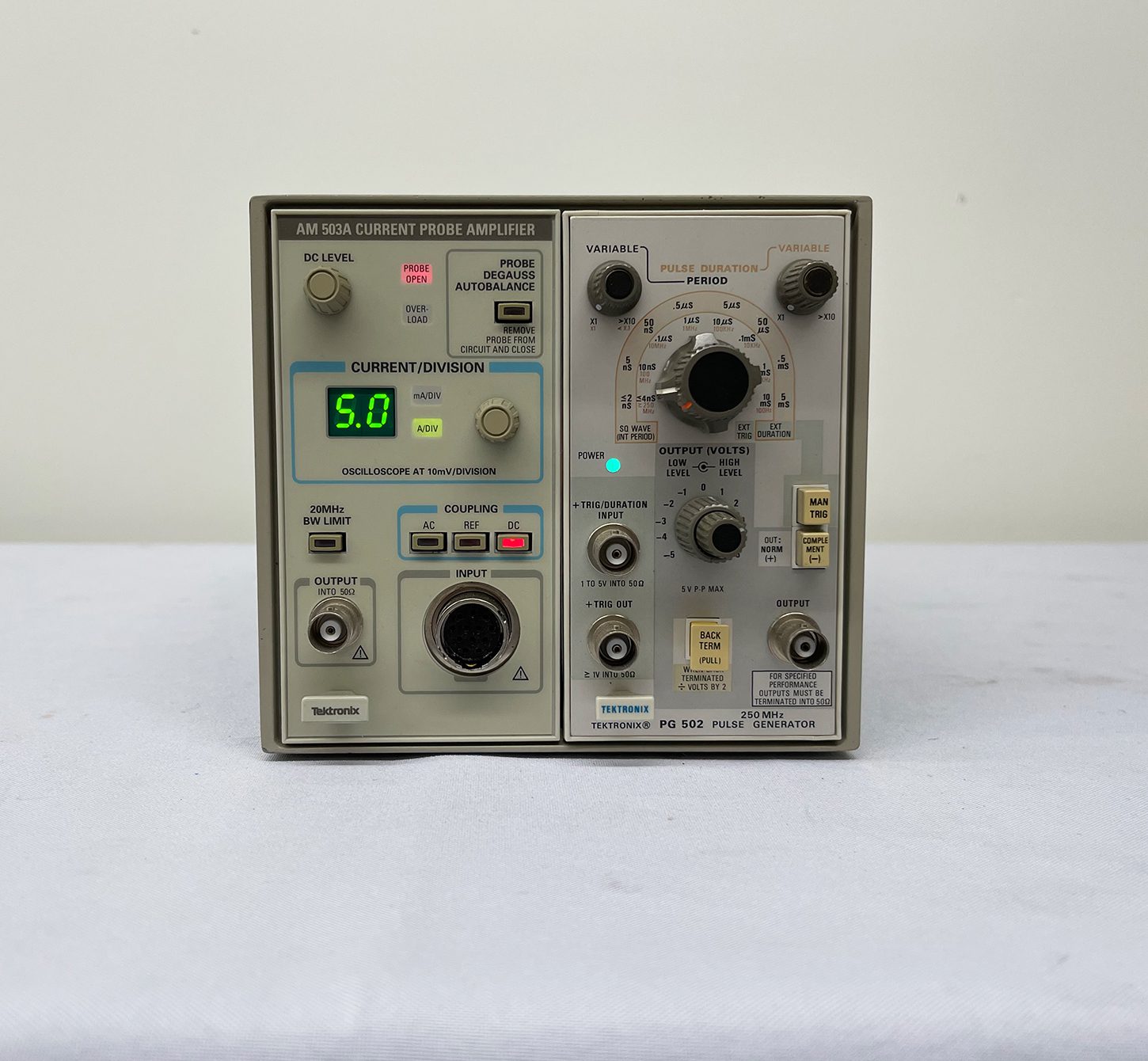Tektronix TM 502 A Mainframe – Bridge Tronic Global