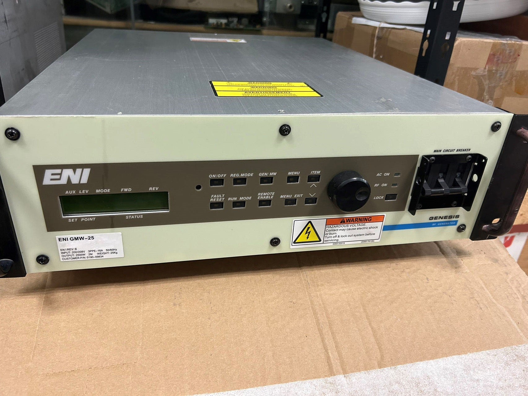 ENI GMW 25 RF Generator – Bridge Tronic Global