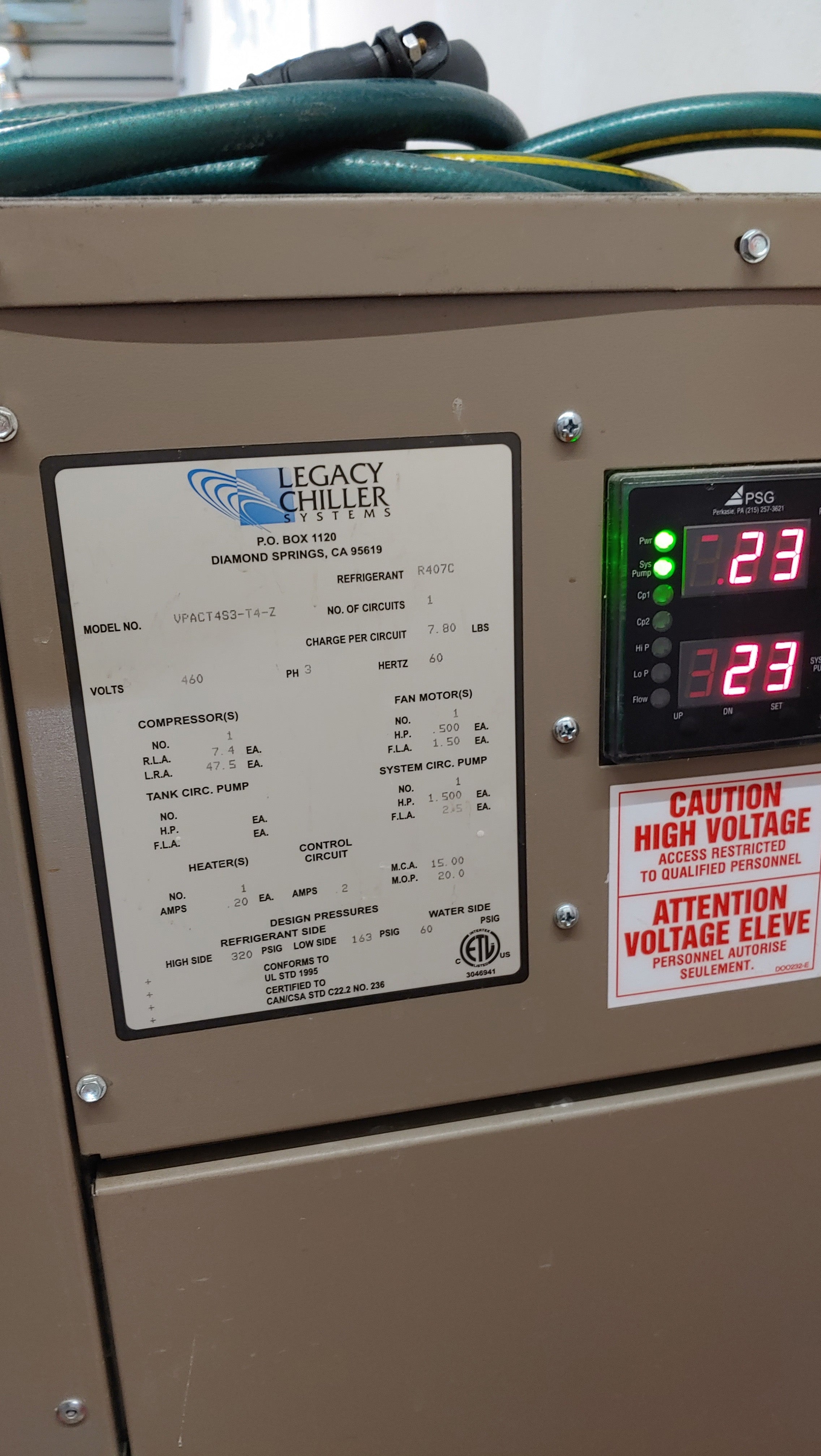 Legacy Chiller Systems VPACT 4 S 3 T 4 Z Chiller – Bridge Tronic Global