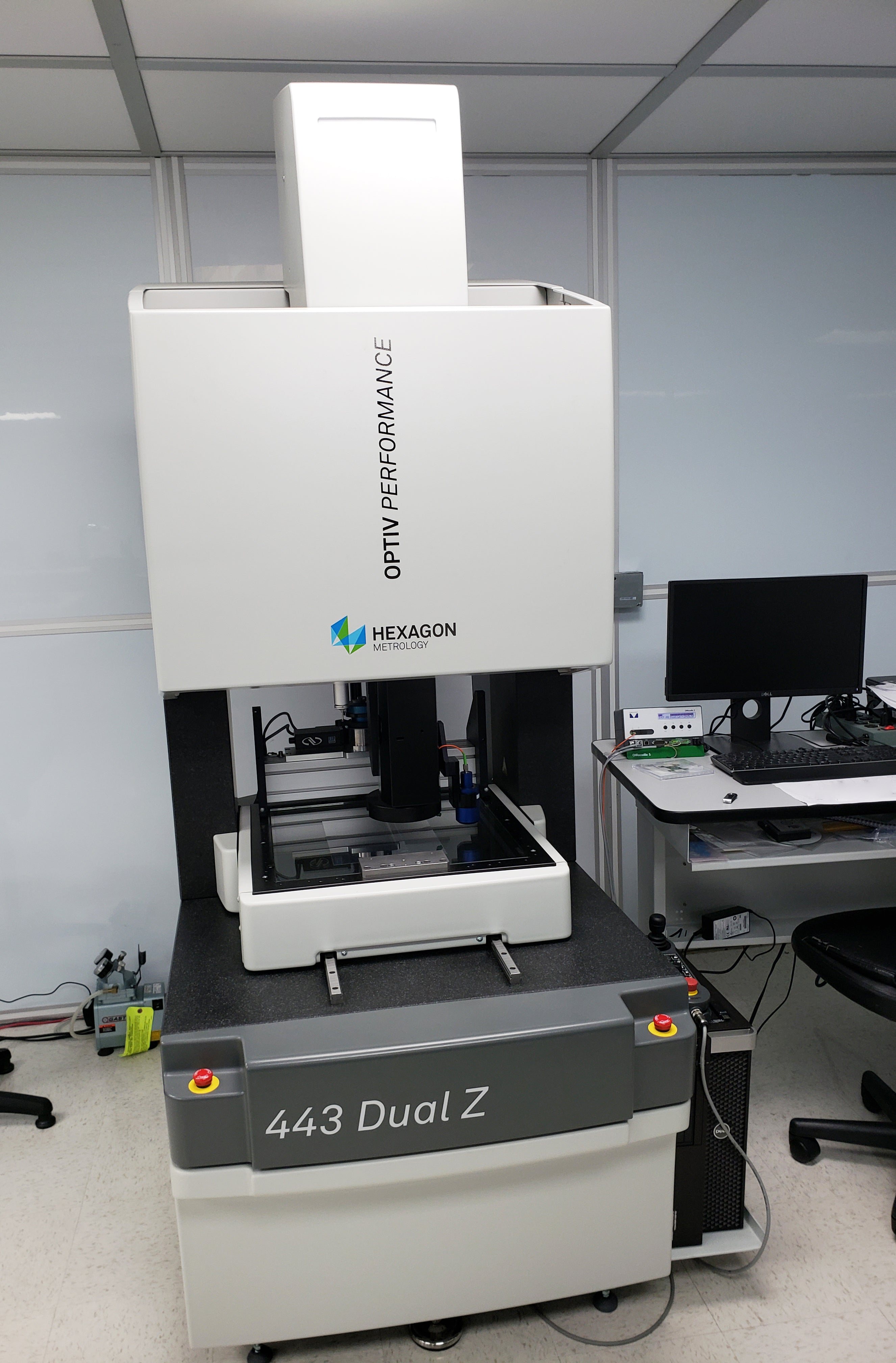 Hexagon 443 Dual Z Optiv Performance Measuring Machine – Bridge Tronic ...