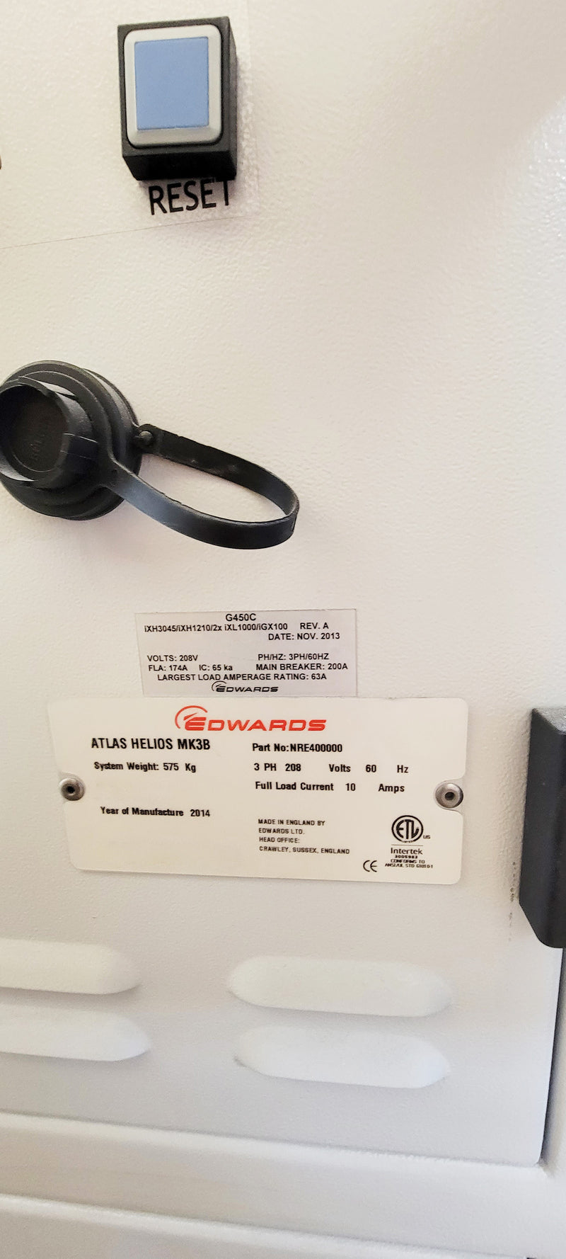 Edwards Atlas Helios MK 3 B – Bridge Tronic Global