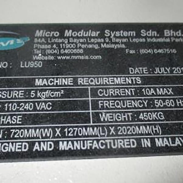 Micro Modular System LU 950 Loader – Bridge Tronic Global