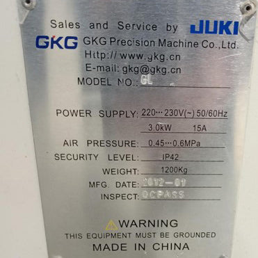 Juki GL Solder Paste Printer – Bridge Tronic Global