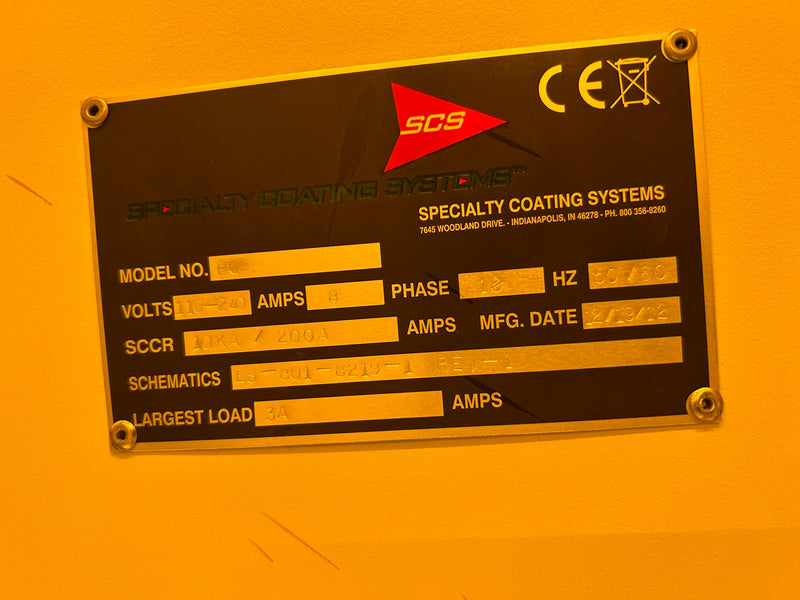 Specialty Coating Systems (SCS) PC Spray Coater – Bridge Tronic Global