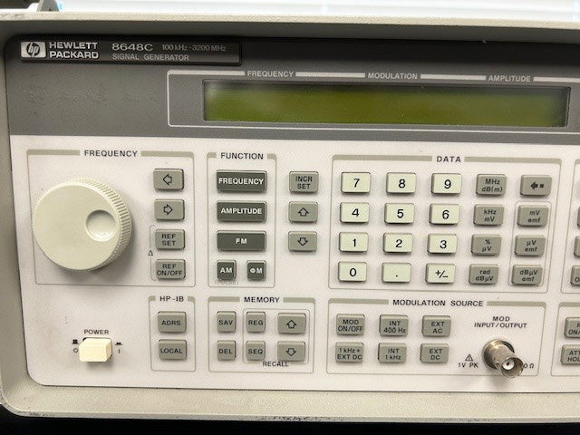 Keysight / Agilent 8648 C Signal Generator – Bridge Tronic Global