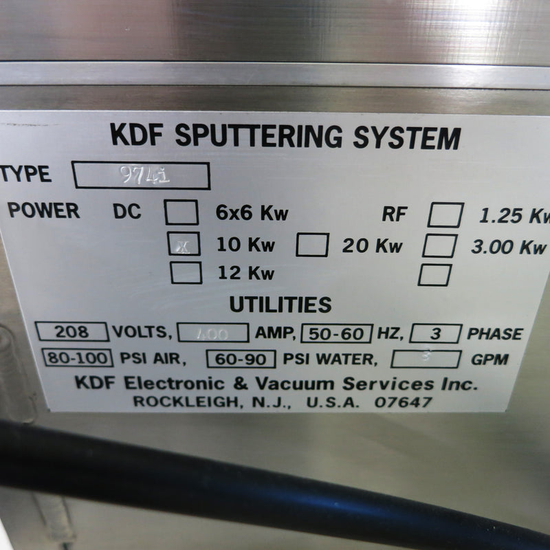 KDF 974 i Sputtering System – Bridge Tronic Global
