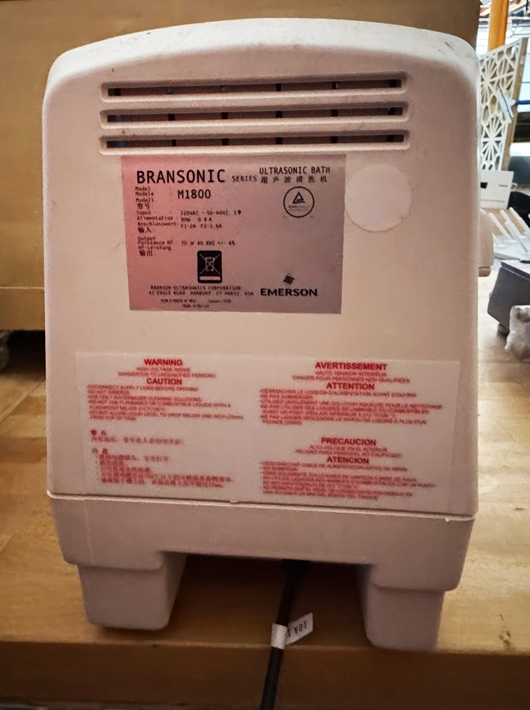 Branson M 1800 Ultrasonic Bath – Bridge Tronic Global