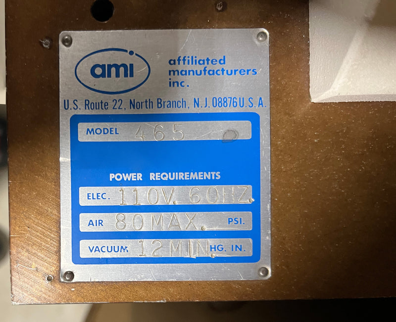 AMI / Presco 465 Screen Printer – Bridge Tronic Global