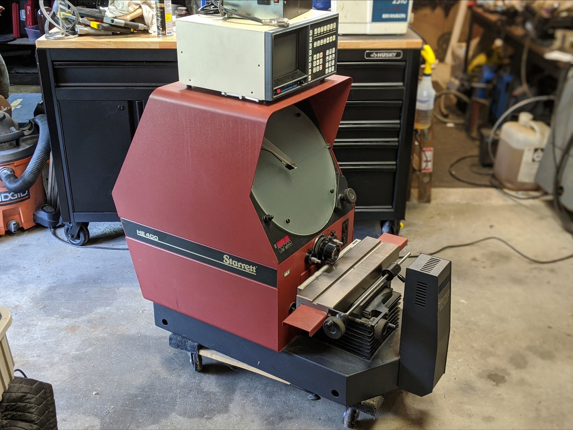 Starrett HE 400 Optical Comparator – Bridge Tronic Global