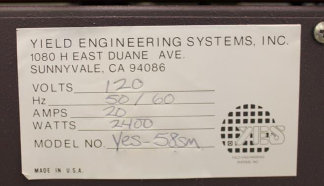 Yes 58 SM HMDS Vacuum Oven – Bridge Tronic Global