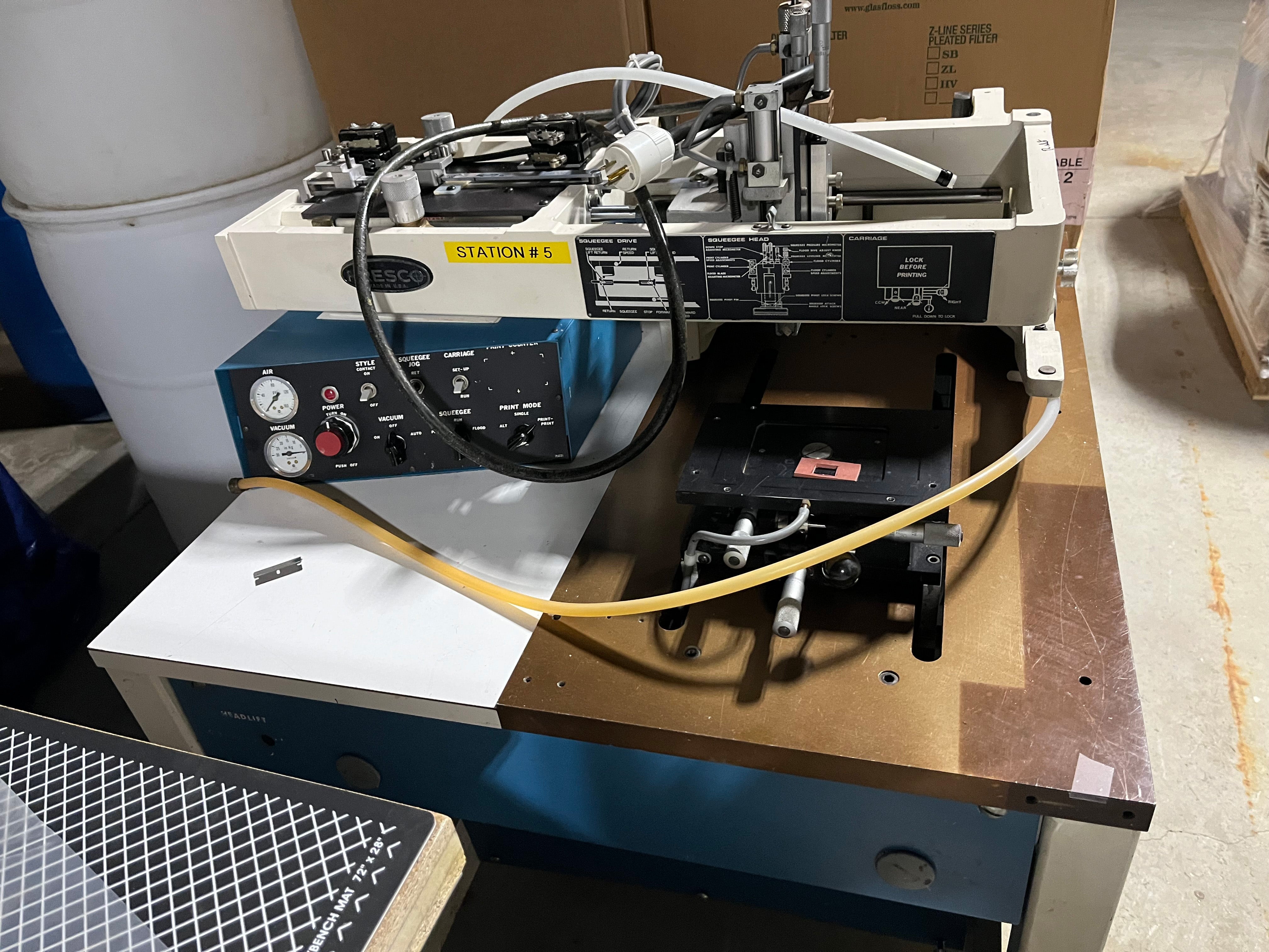 AMI / Presco 465 Screen Printer – Bridge Tronic Global