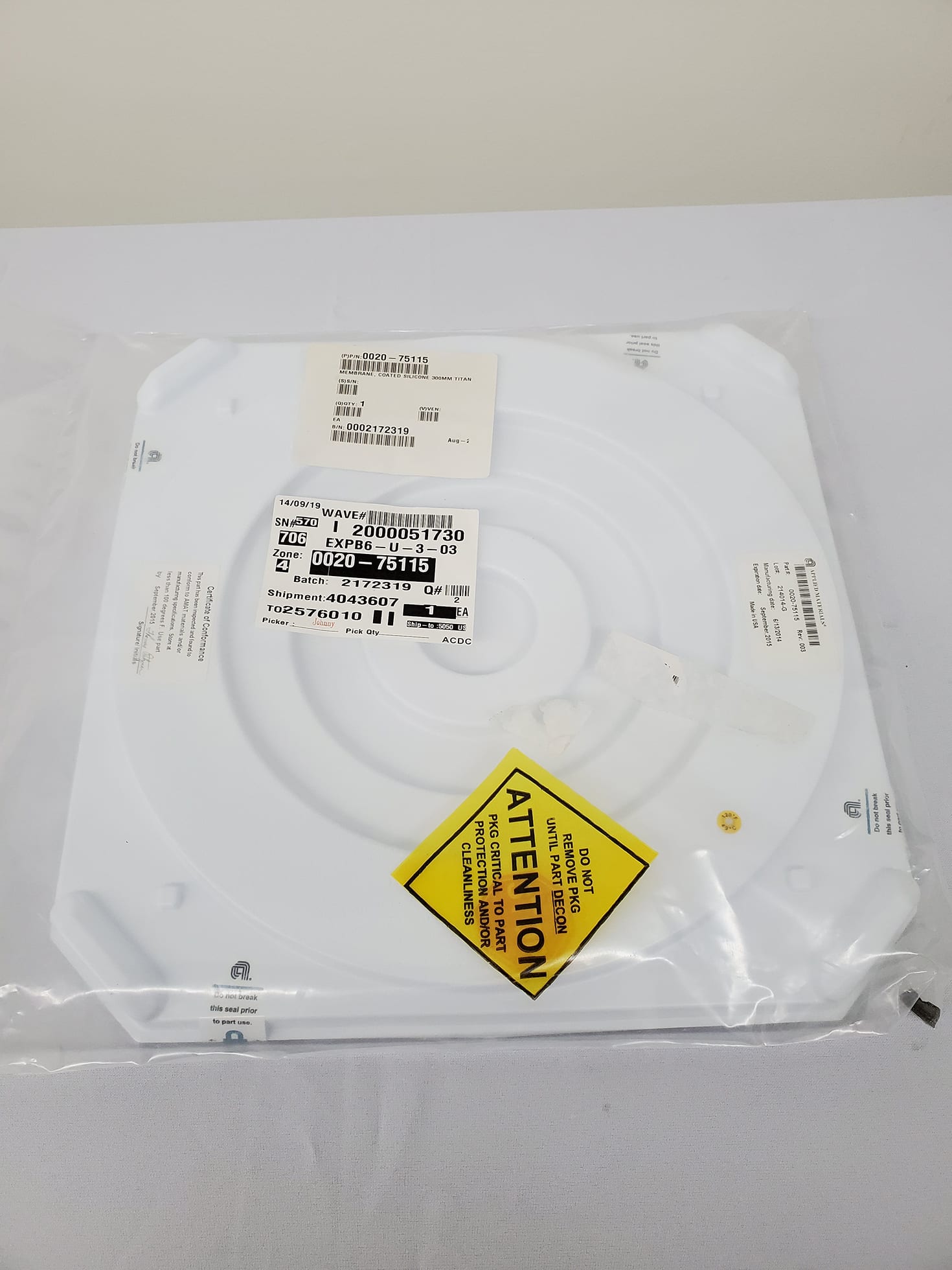 Applied Materials Profiler Membrane – Bridge Tronic Global