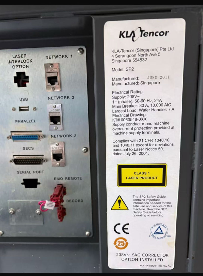 KLA Surfscan SP 2 Wafer Surface Inspection System – Bridge Tronic Global