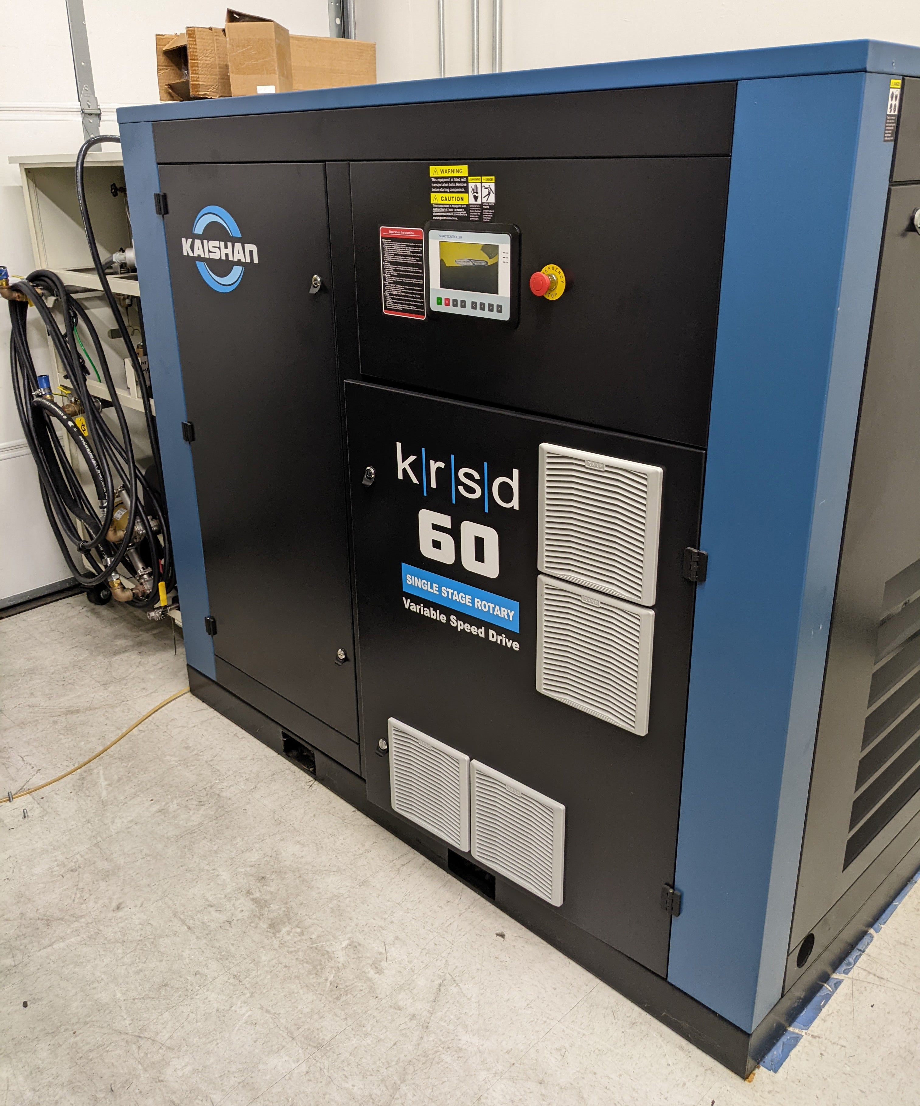 Kaishan KRSD 60 125 VSD Screw Air Compressor – Bridge Tronic Global
