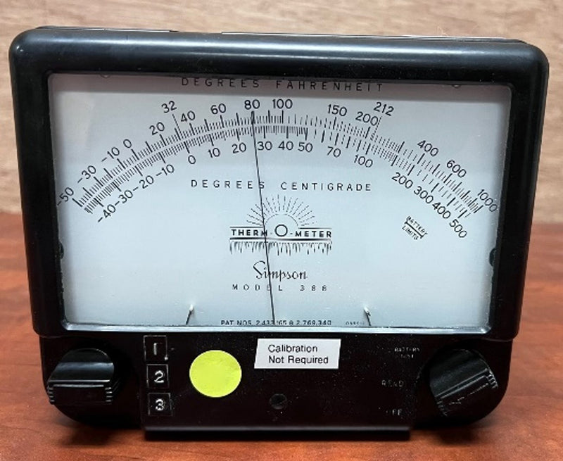 Simpson 388 Analog Thermometer – Bridge Tronic Global