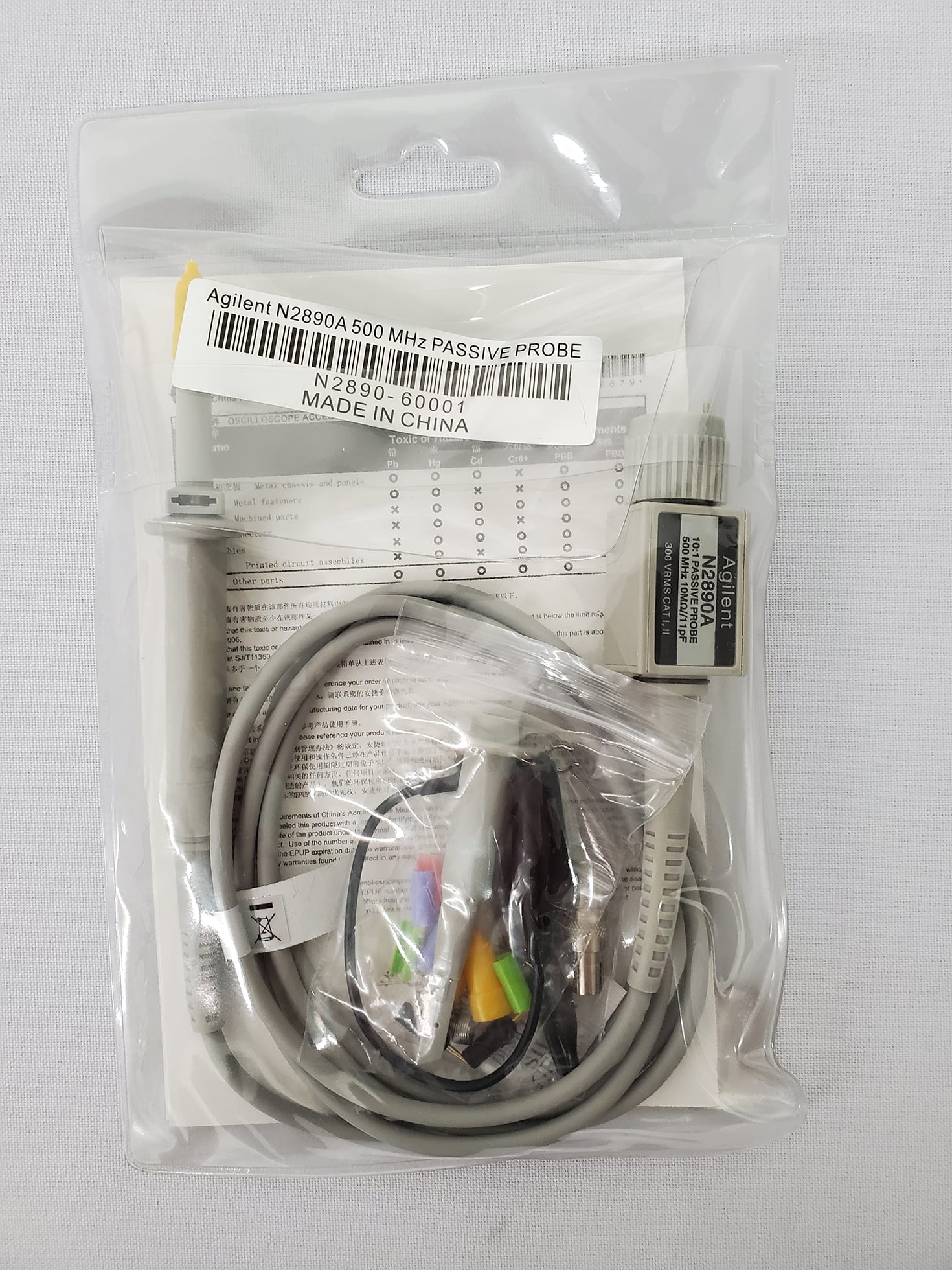 Agilent N 2890 A Passive Probe for Oscilloscope – Bridge Tronic Global