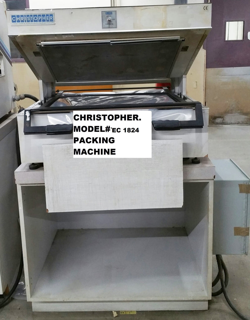 Christopher EC 1824 PCB Packing Machine – Bridge Tronic Global