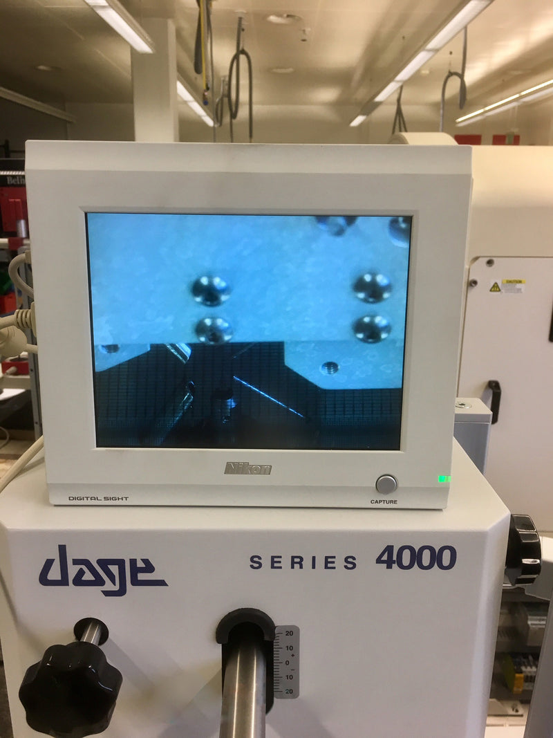 Dage 4000 TP Bond Pull & Shear Tester – Bridge Tronic Global