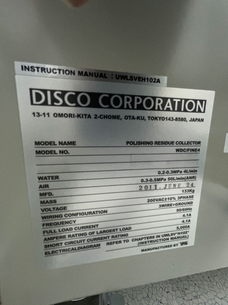 Disco DGP 8761 + DFM 2800 Inline Grinder / Polisher – Bridge Tronic Global