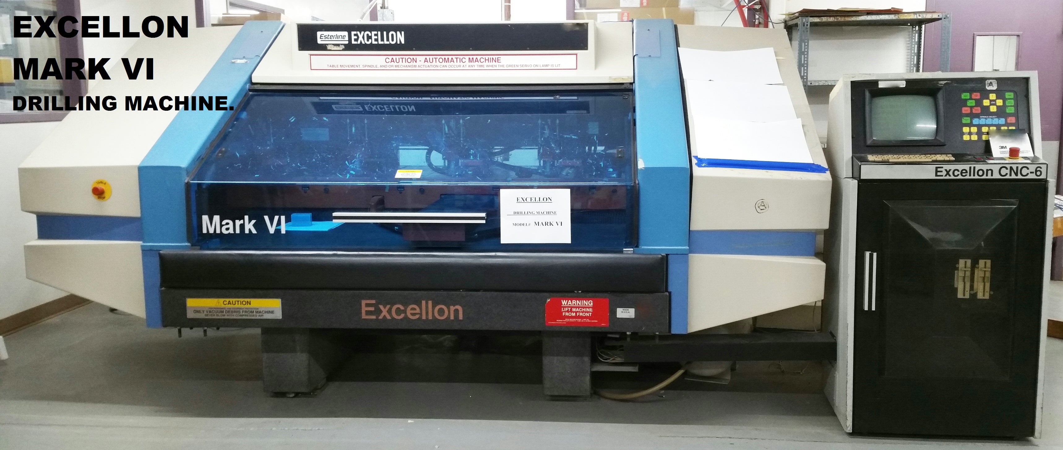Excellon Mark VI Drilling Machine – Bridge Tronic Global