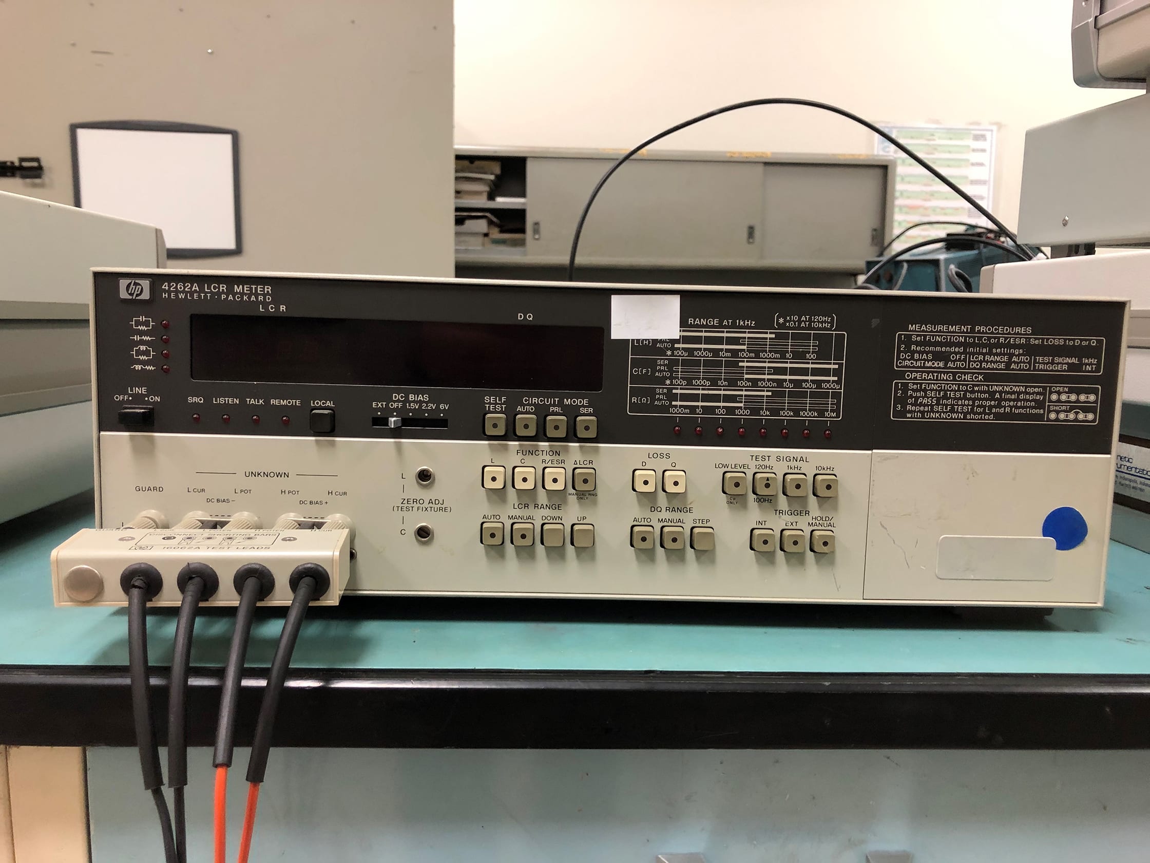 Keysight / Agilent 4262 A LCR Meter – Bridge Tronic Global