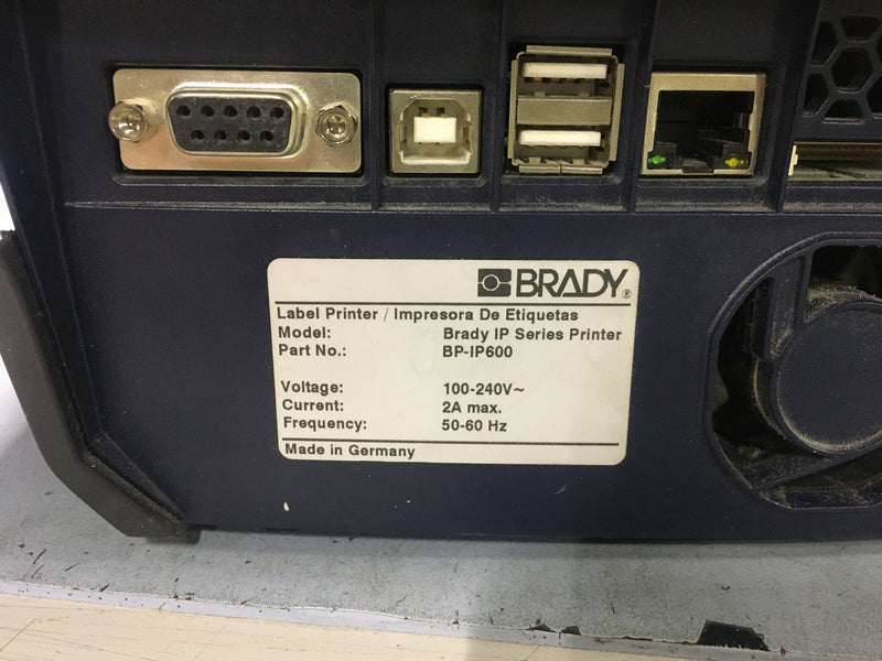 Brady IP 600 Label Printer – Bridge Tronic Global