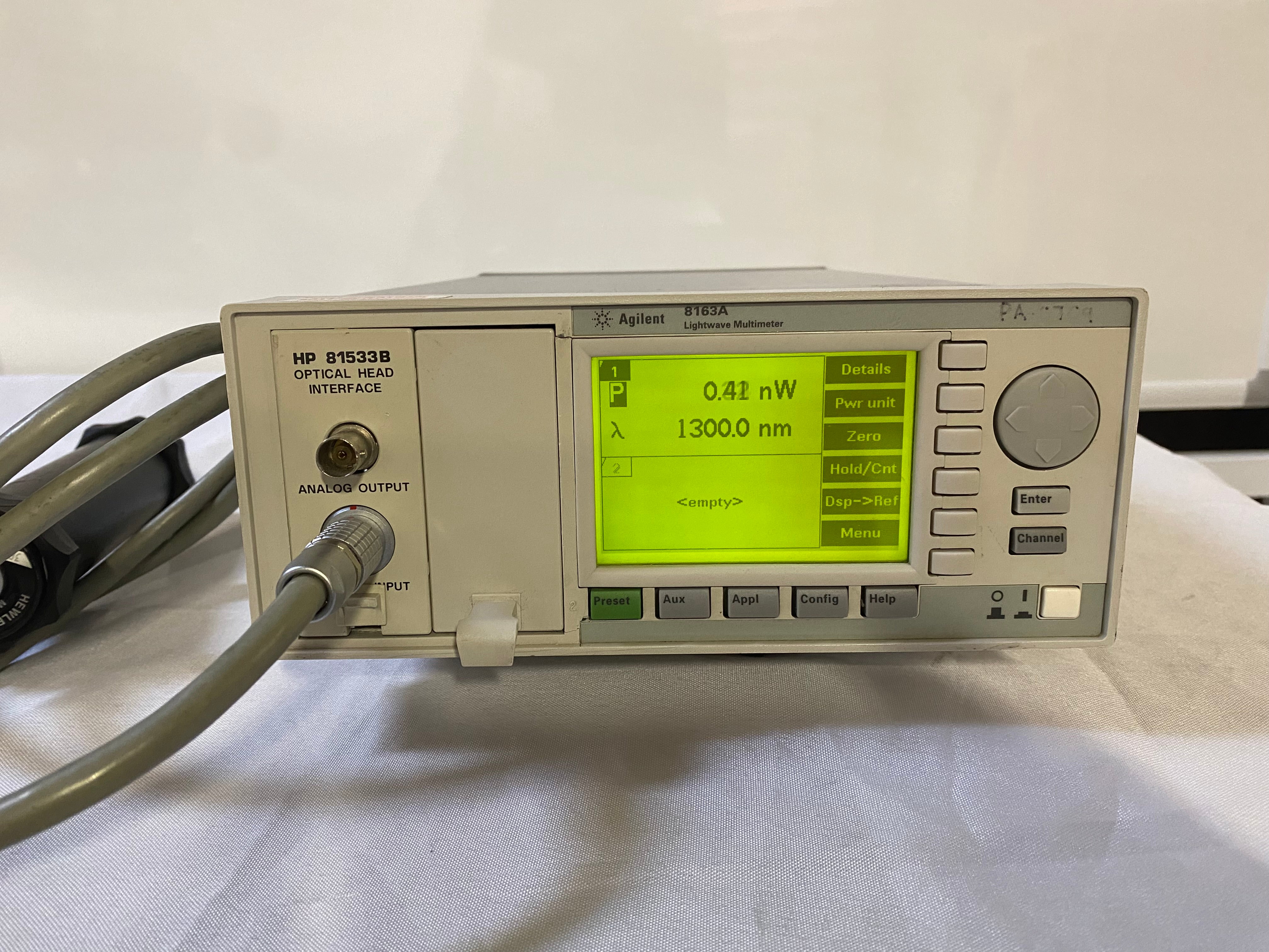 Agilent 8163 A Lightwave Multimeter – Bridge Tronic Global