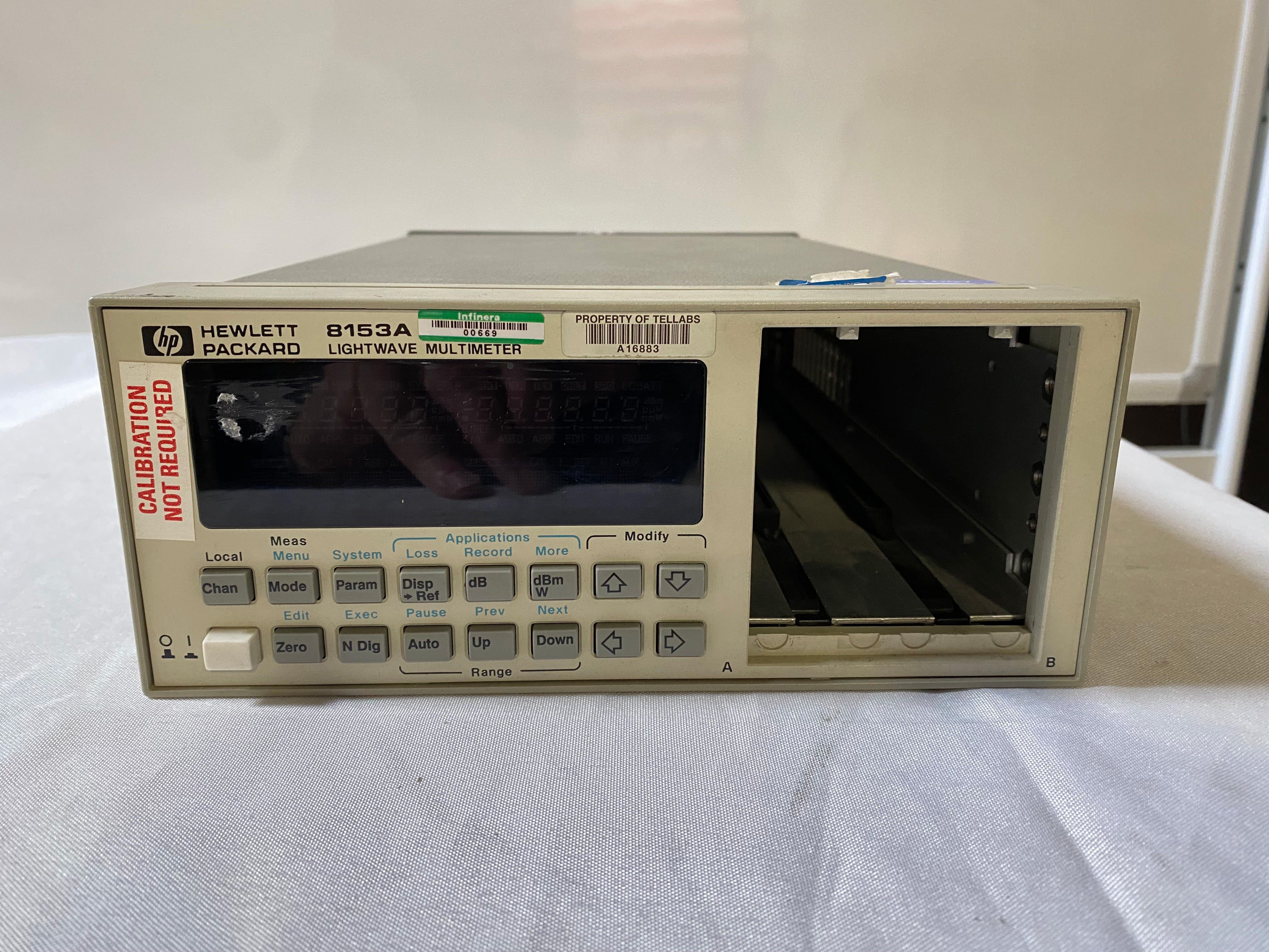 Agilent 8153 A Lightwave Multimeter – Bridge Tronic Global