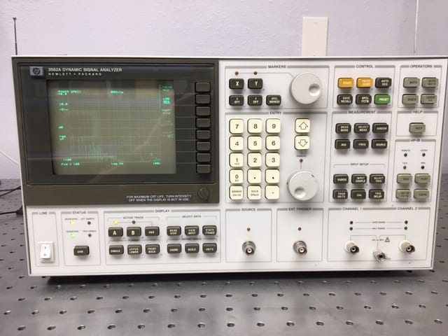 Agilent 3562 A Dynamic Signal Analyzer – Bridge Tronic Global