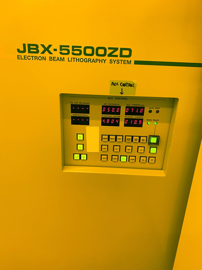 Jeol JBX 5500 FS E-Beam Direct Write Lithography – Bridge Tronic Global