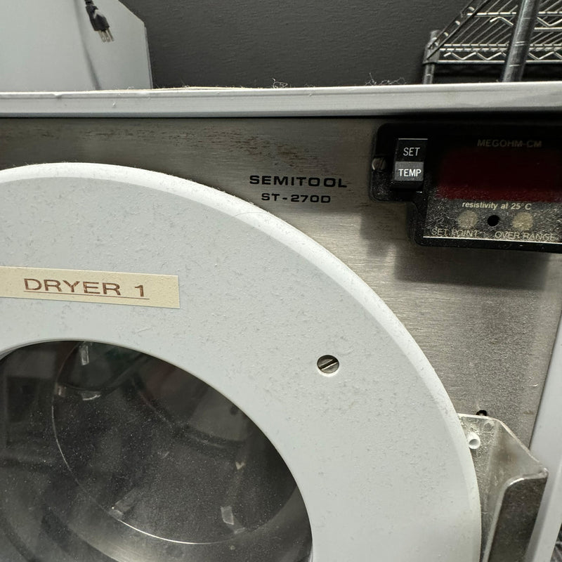 Semitool ST 2700 Dual Stack Spin Rinse Dryer (SRD) – Bridge Tronic Global