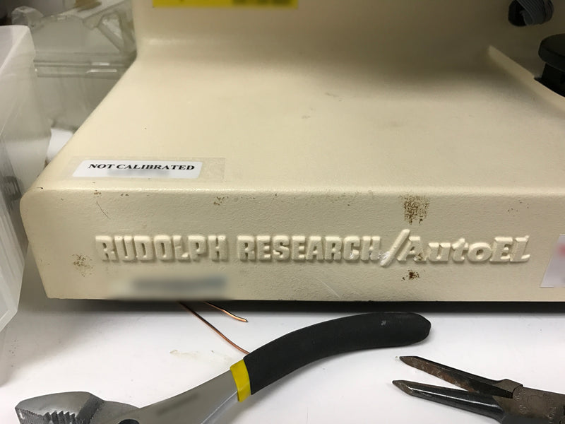 ONTO / Rudolph AutoEL Ellispometer – Bridge Tronic Global